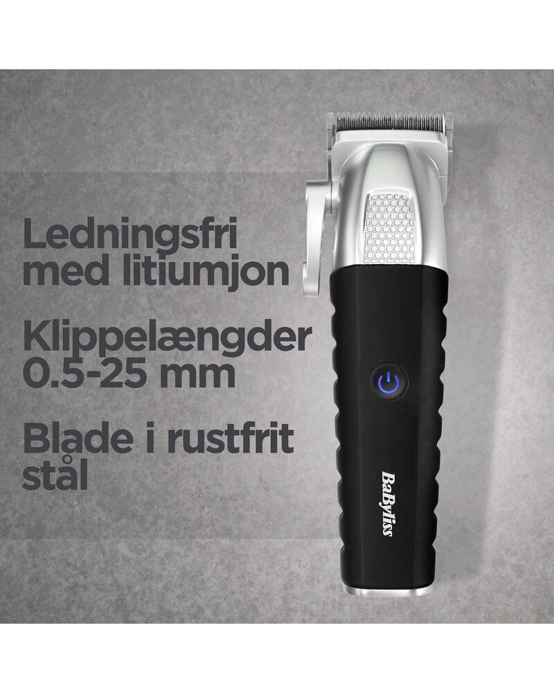 Babyliss Lithium Power Clipper + 10 Combs